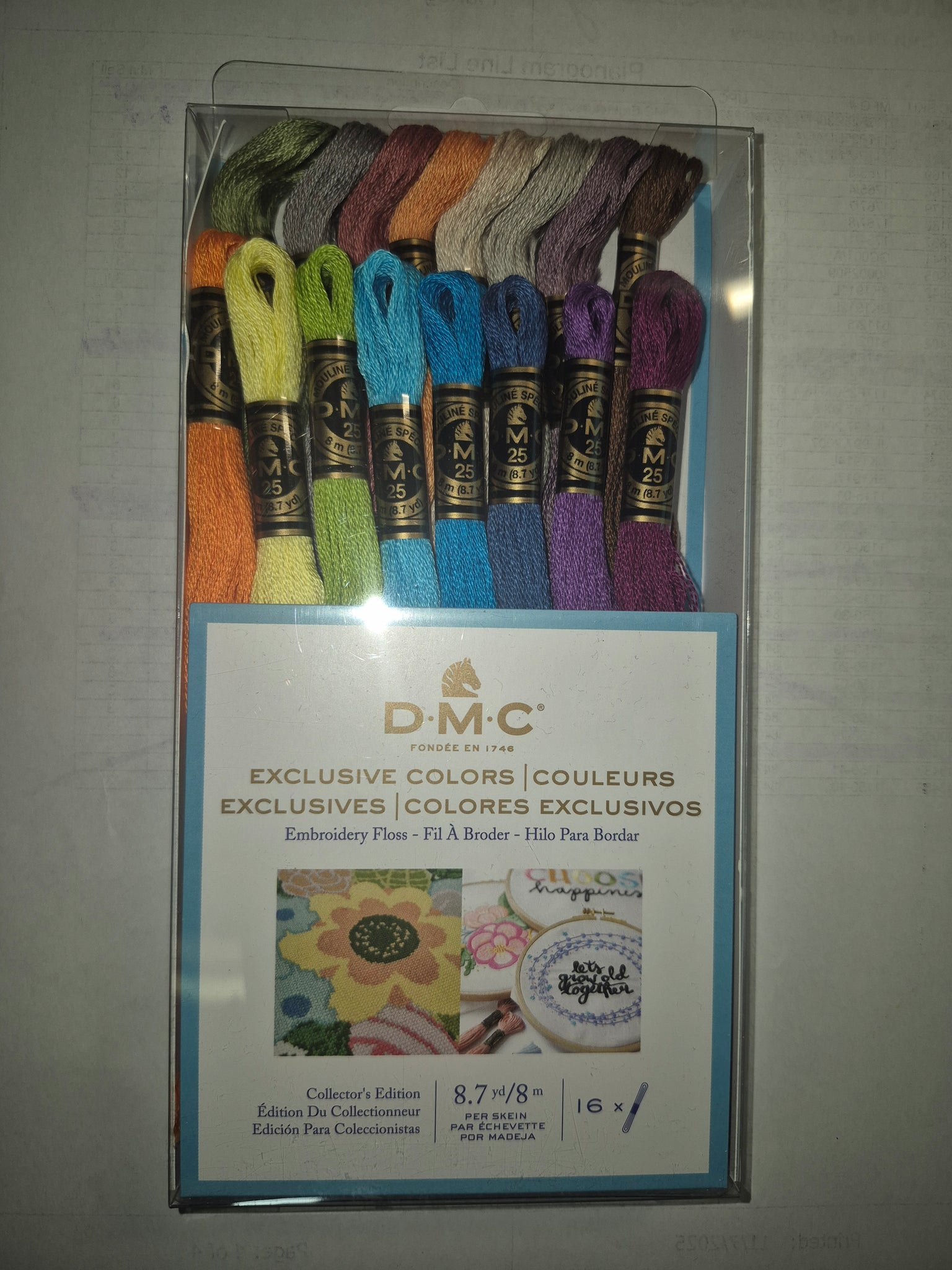 DMC 16 Pack Special Selection Embroidery Floss | Posners Art Store ...